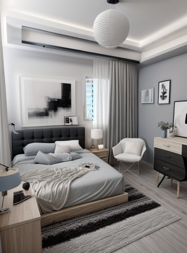 Latest Bedroom Designs For Airbnb Created With AI Design - Spaces by Dee